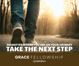 TAKE THE NEXT STEP – Discipleship – beyond the sermon
